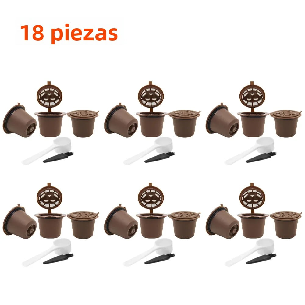 18PCS Refillable Filters for Nespresso Coffee Machine, Reusable Coffee ...