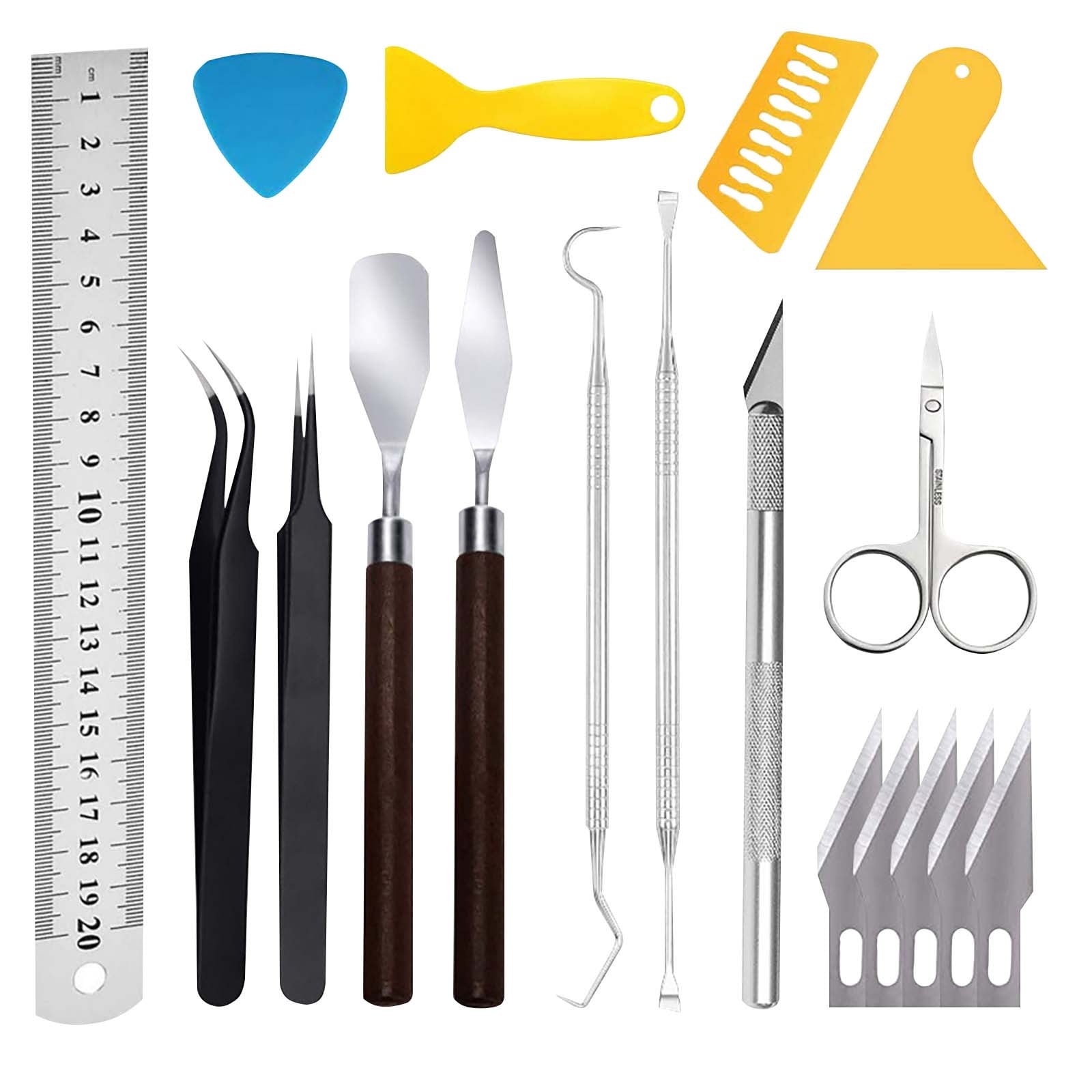 18PCS Scrapbooking Tool Set - DIY Hand-cut Paper Craft Kit for Homemade ...