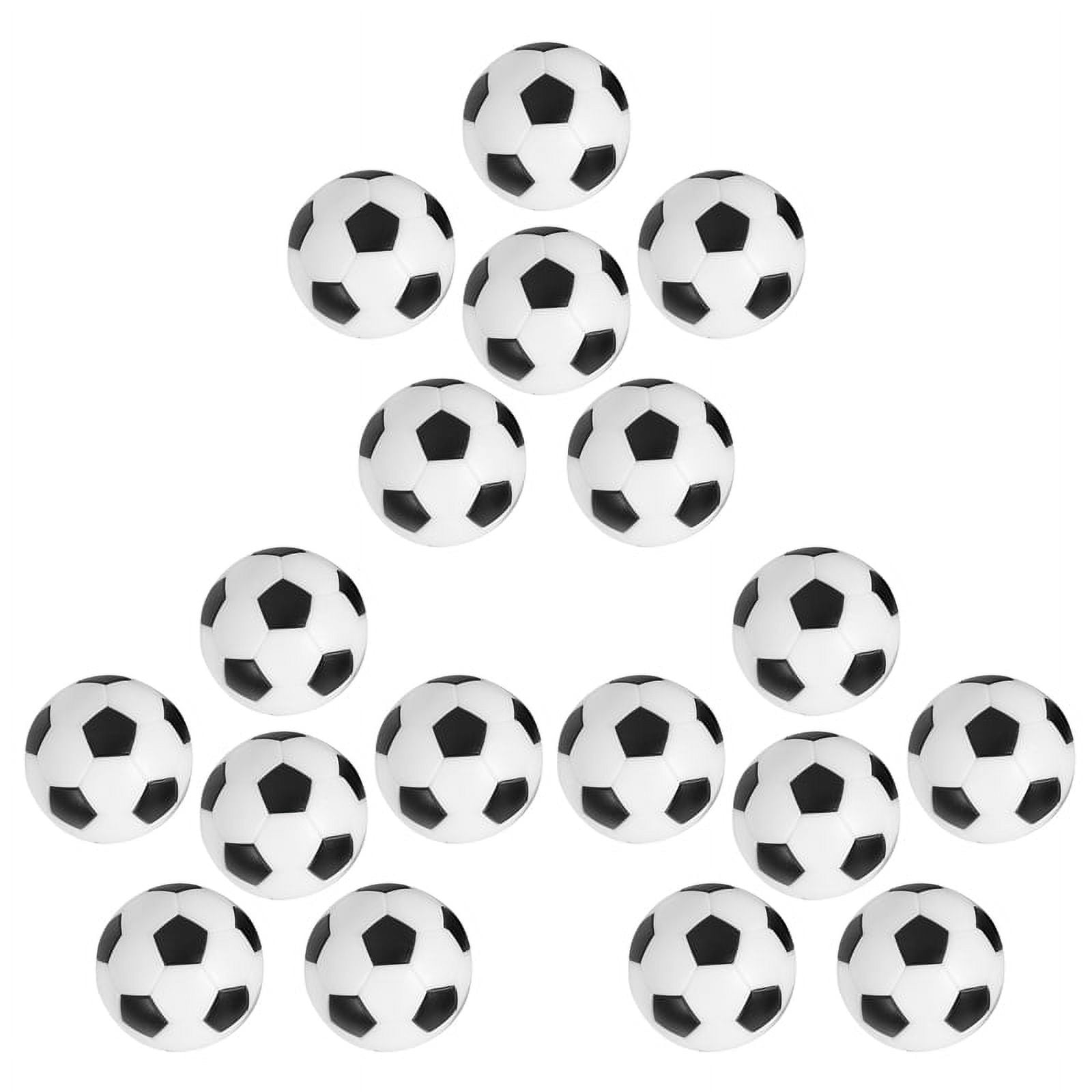 18PCS Small Football Style Table Ball Foosball Hard Plastic Table Ball ...