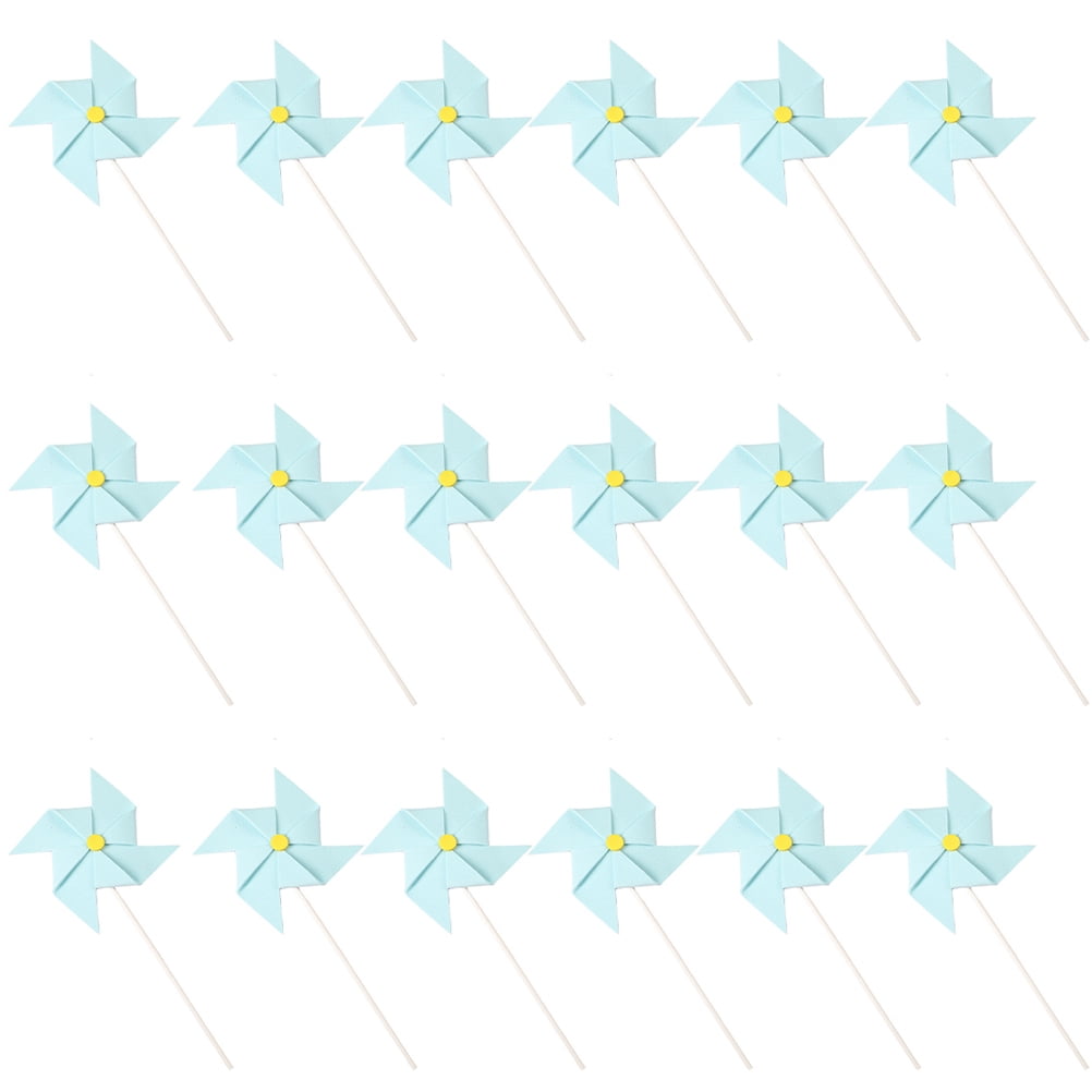 jojofuny Windmill Cake Toppers Plastic 18Pcs 6.88X3.14X0.20In For ...