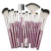 18PCS Wooden Makeup Brush Set - Foundation Eyeshadow Eyebrow Cosmetic ...