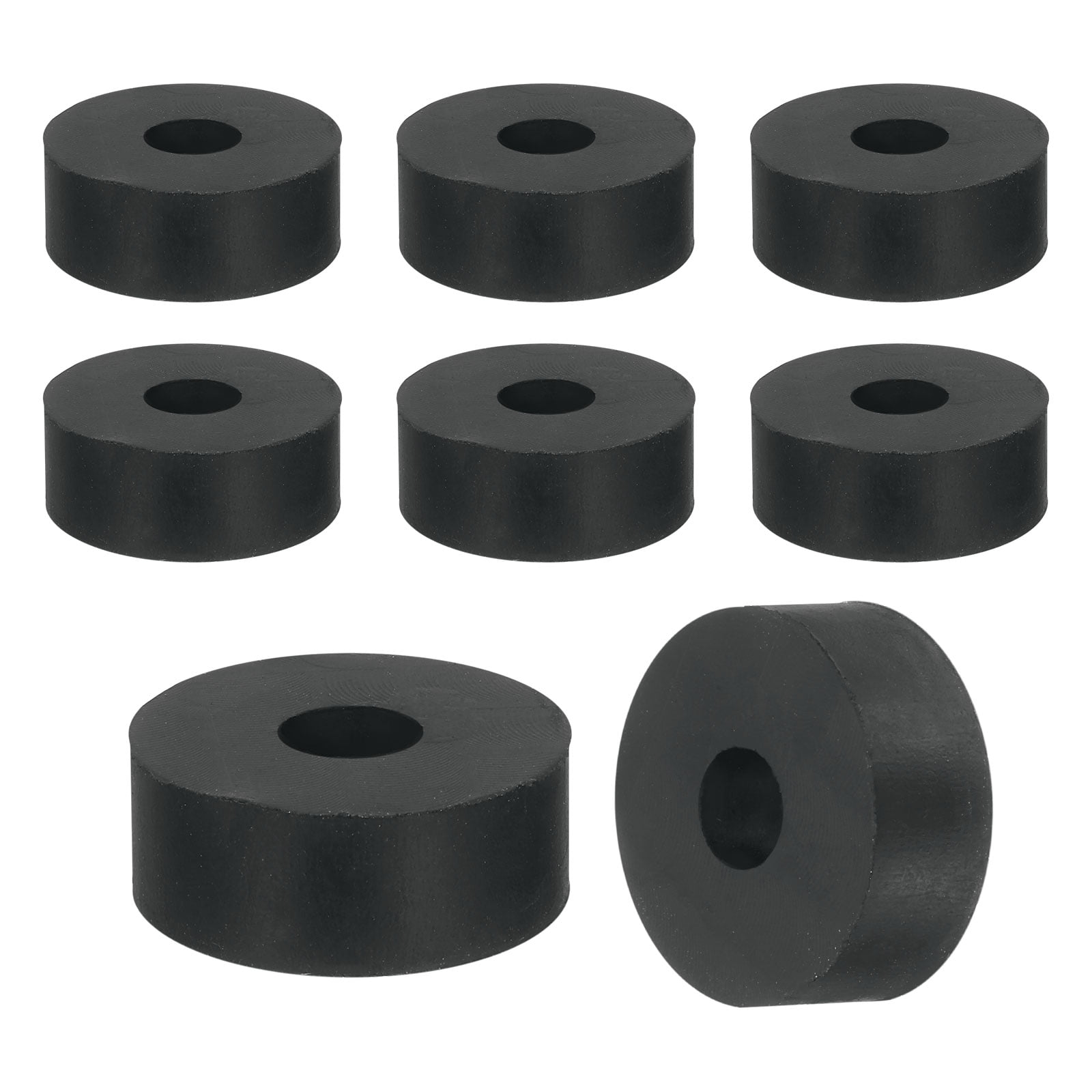 18Pack Thick Rubber Spacer, 1 Inch OD x 3/8 Inch ID x 3/8 Inch ...