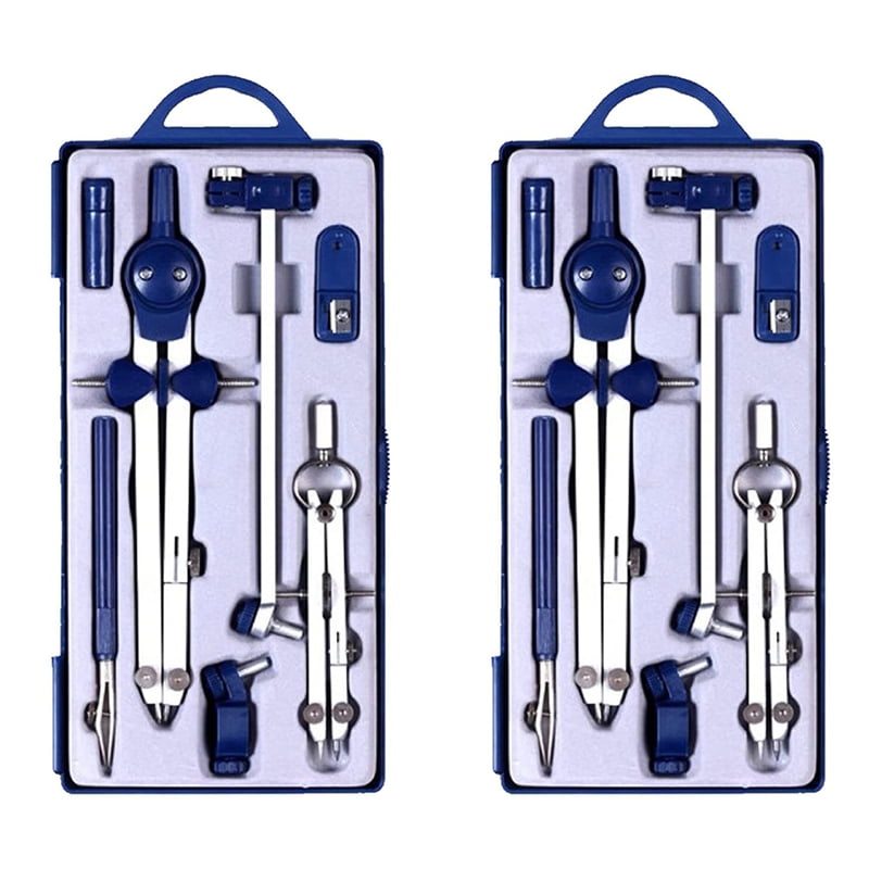 18Pc Drafting Compass for Geometry Set Tool Compass Drawing Tool for ...