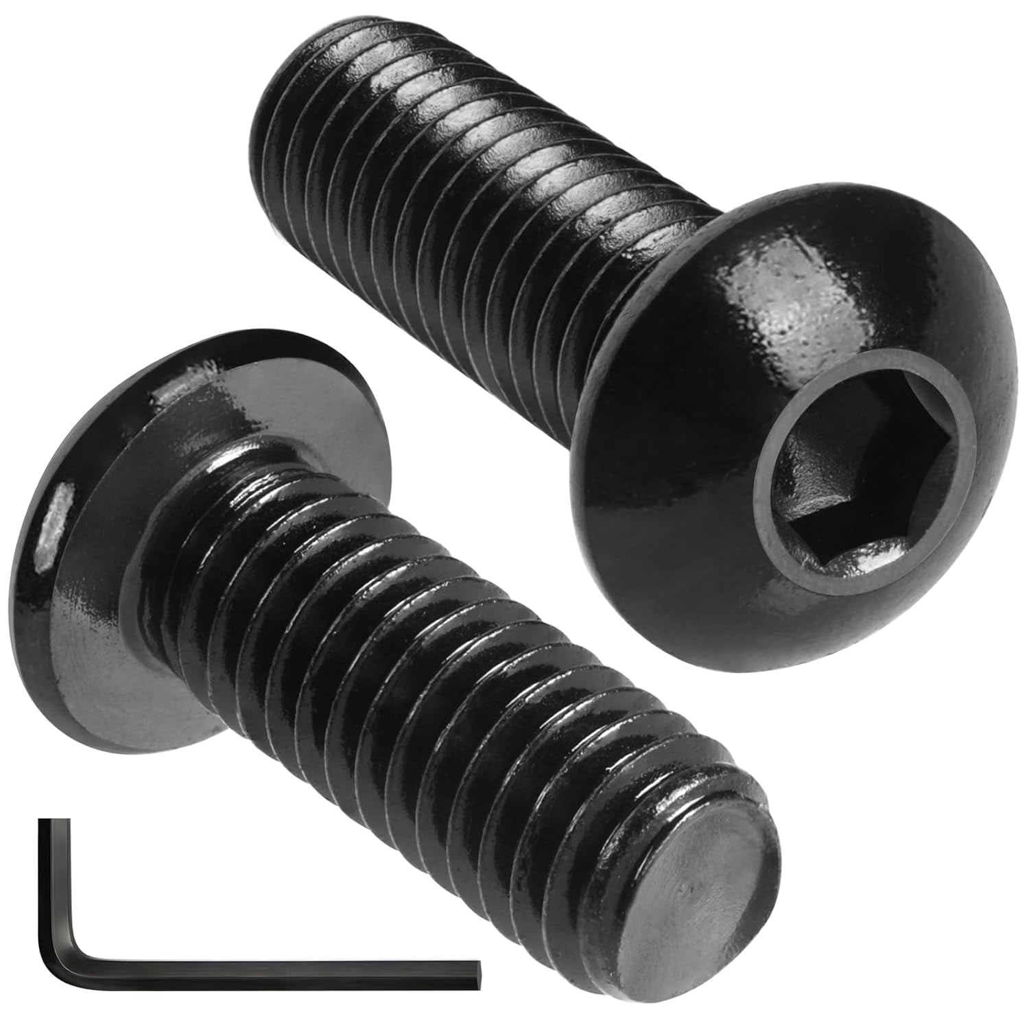 18Pcs 3/8-16 x 3/4" Button Head Socket Cap Bolts Screws, 304 Stainless ...