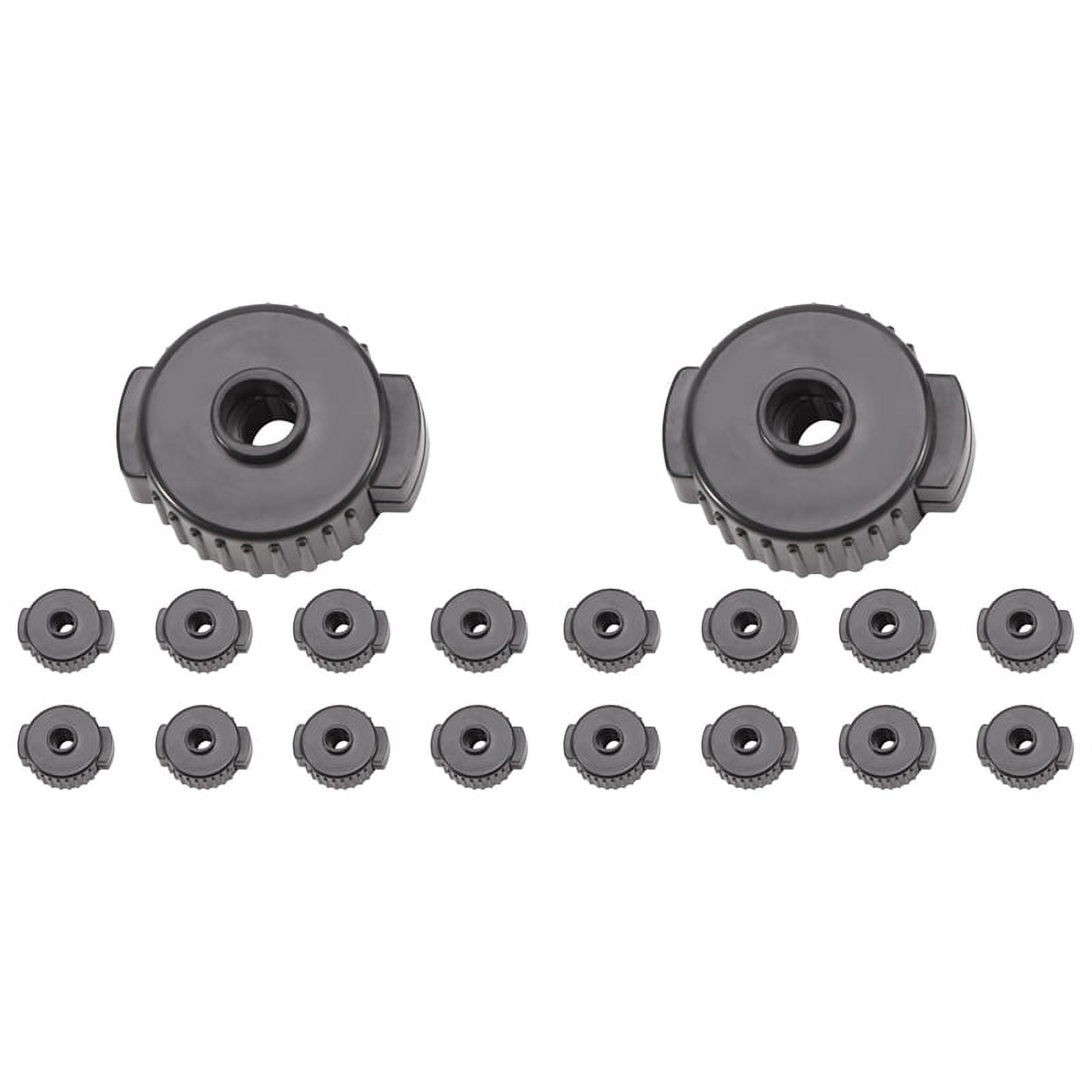 18Pcs ABS Drum Set Quick Release Nuts Cymbal Quick Assembly Drum ...