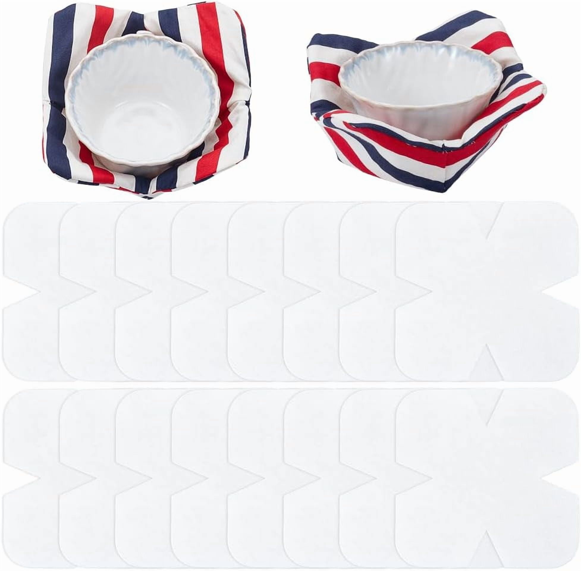 18Pcs Bowl Cozy Pre Cut Batting 10x10inch Soft Cotton Fabrics Quilter ...