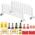 18Pcs Construction Traffic Sign Street Signs City Traffic Scene Road ...