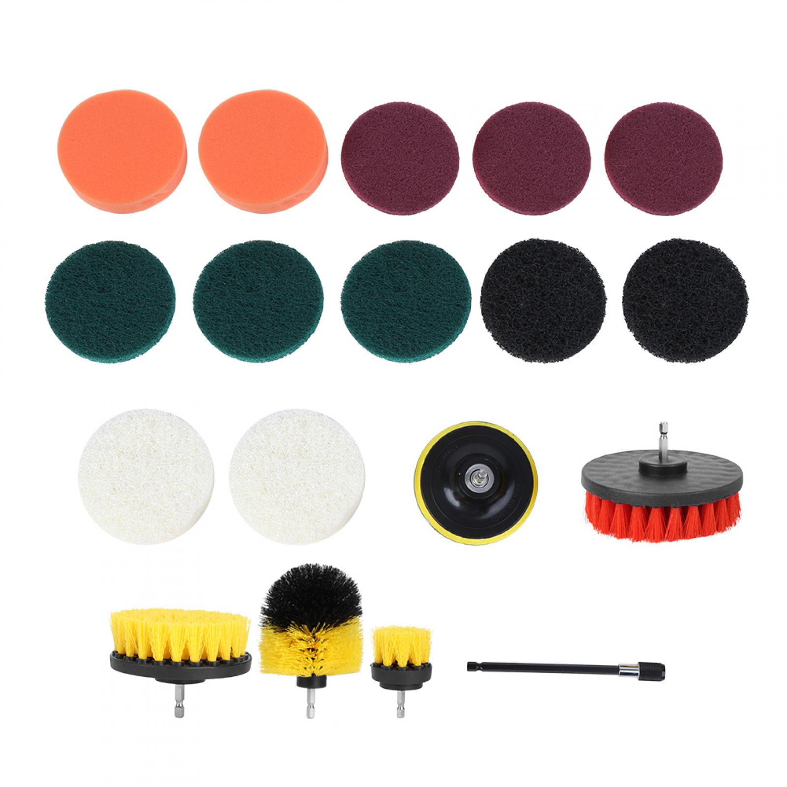 18Pcs Electric Drill Brush Set Multifunction Power Cleaner Scrubber ...