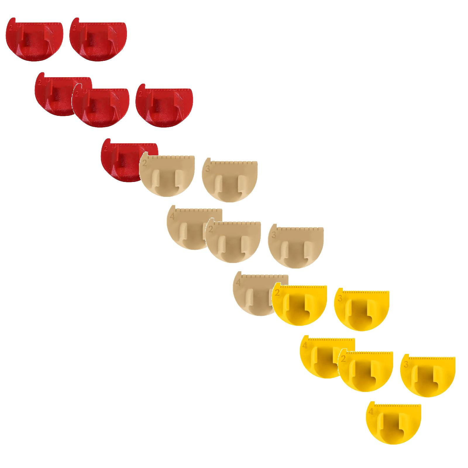 18Pcs Finger Template Hand Sewing,Sewing Needle Gauge Measuring Tool ...