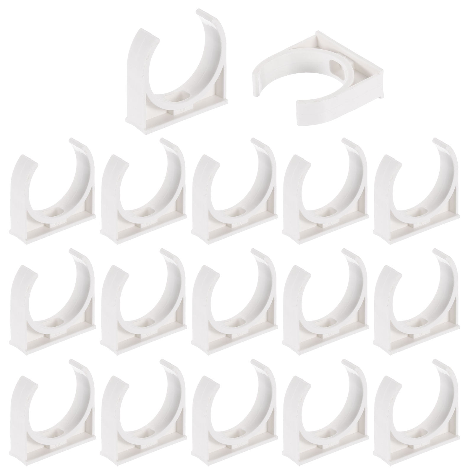 18Pcs Water Pipe Clamps Clips, U-Shaped Holder Buckles for 40mm OD ...