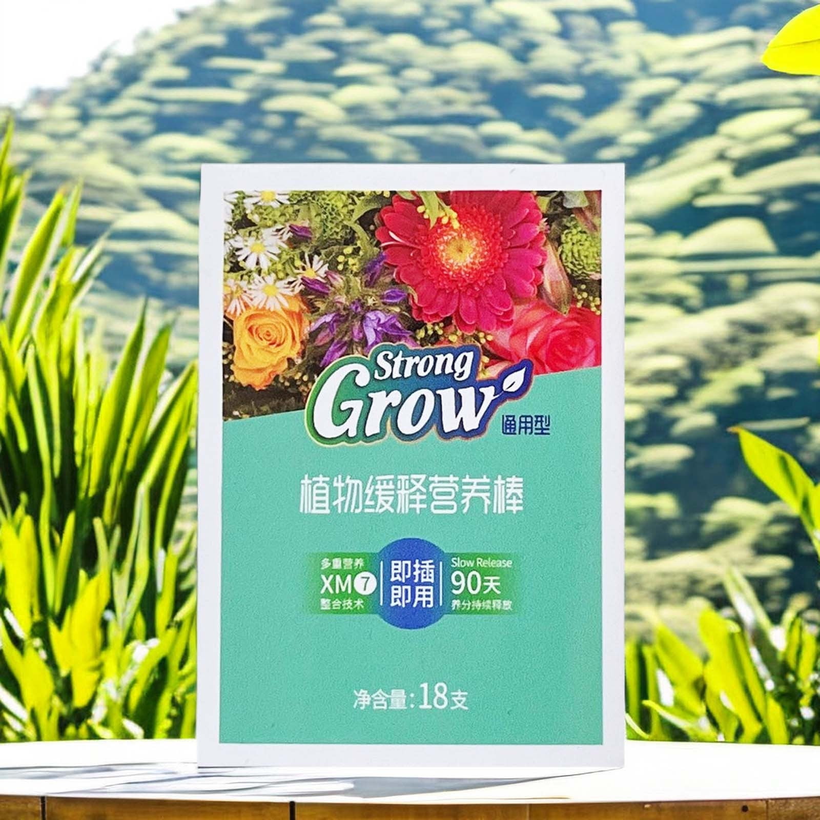 18Pcs Plant Nutrition Stick, Slow Release Fertilizers Bar Growth ...