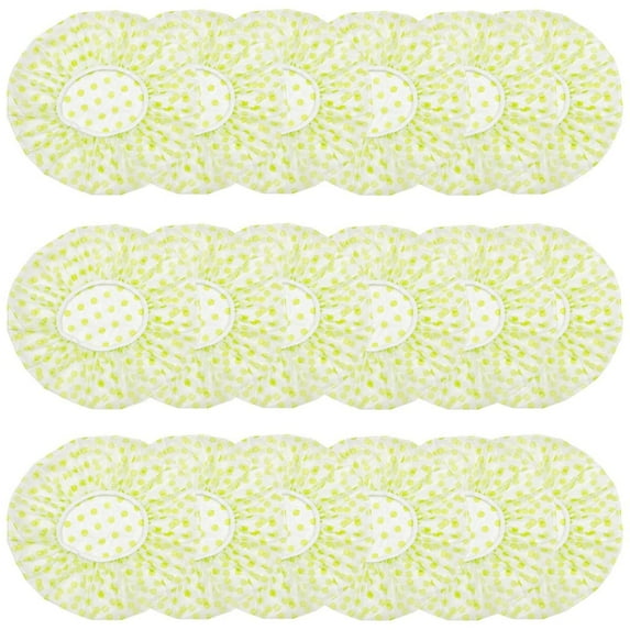 18Pcs Plastic Shower Caps for Women Waterproof Bath Caps Bathing Hair ...