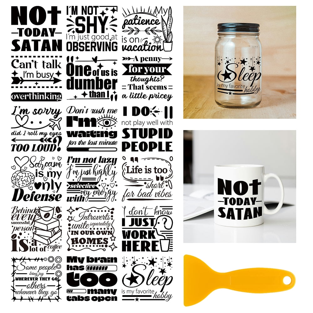 18Pcs Plastic Silhouette Paper for Lighting Decoration Paper Cut Light ...