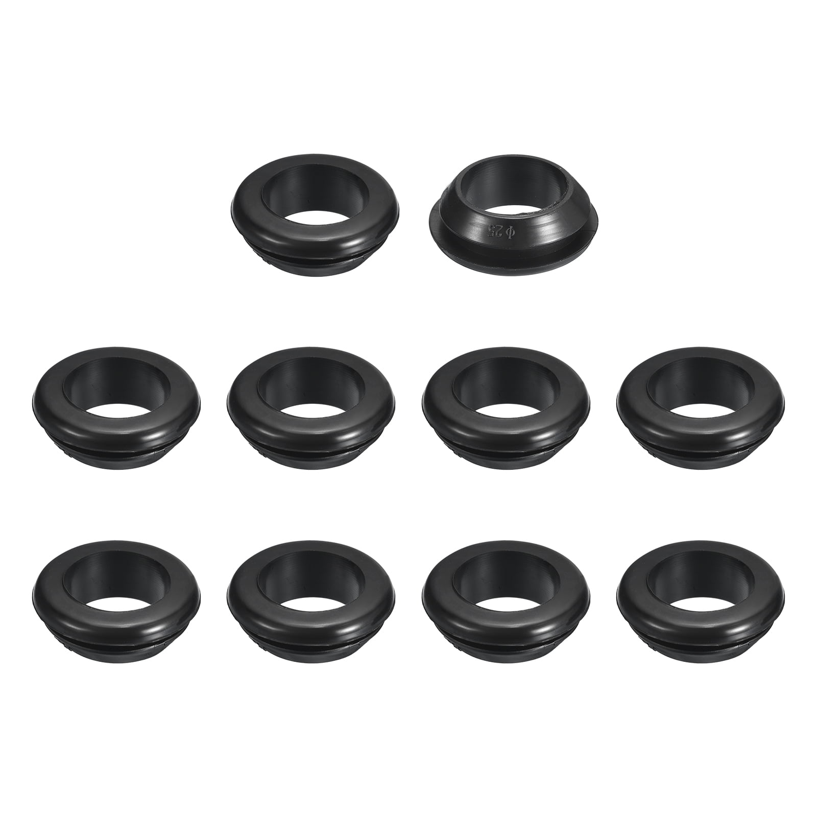 18Pcs Rubber Grommets, 20mm ID 25mm Drill Hole Hollow Firewall Hole ...