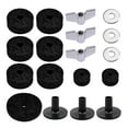 18Pcs/Set Drum Felts Pad Anti-Scratch Protect Compact Felt Pad Drum ...