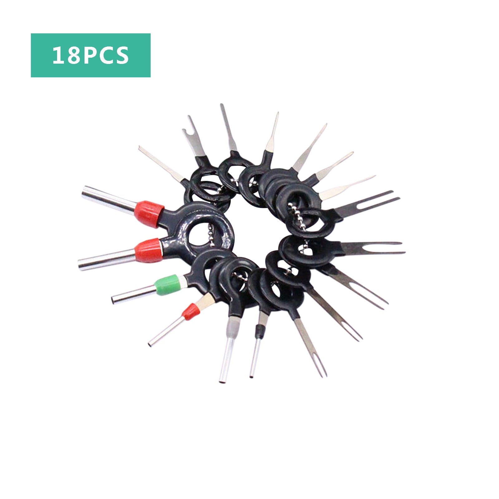 18Pcs Set Pin Ejector Wire Kit Extractor Auto Terminal Removal ...