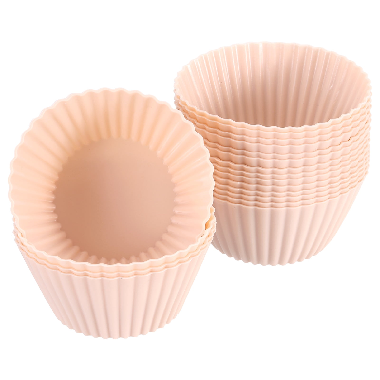 18Pcs Silicone Cupcake Liners, Non-Stick Baking Cups, for Cooking Eggs ...
