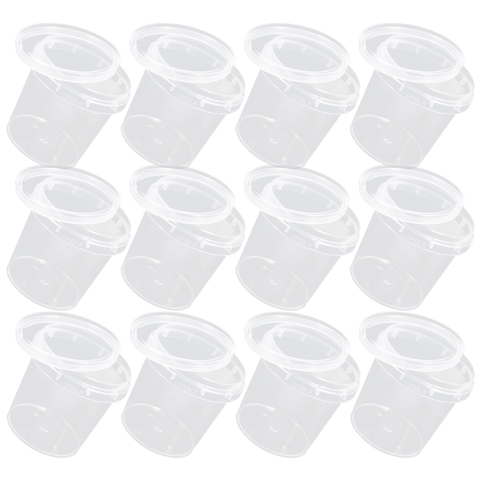 18Pcs Small Plastic Bucket Mini Storage Containers for Beads Pigment ...