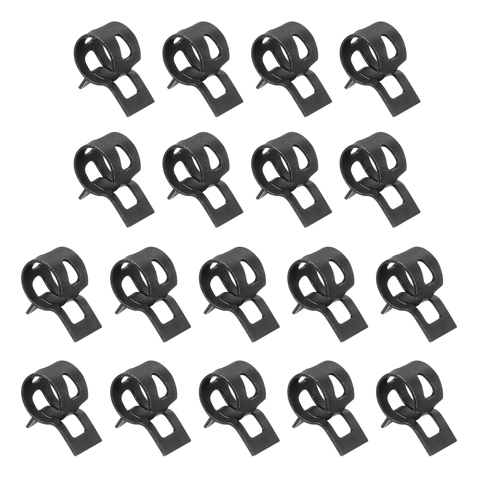 18Pcs Spring Band Type Action Fuel/Silicone Vacuum Hose Pipe Clamp, 9mm ...