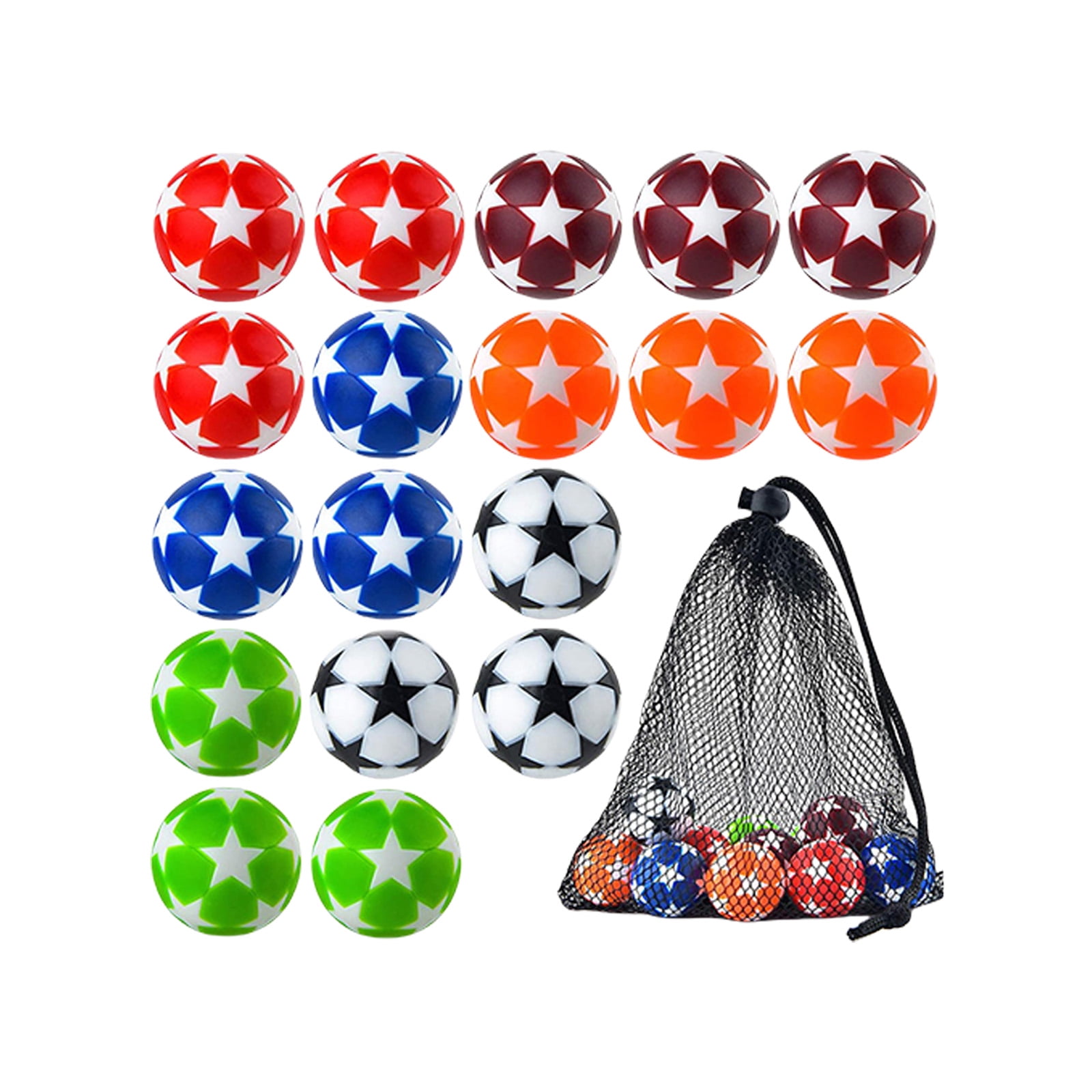 18Pcs Table Soccer Foosballs Replacements Foosballs Table Balls ...