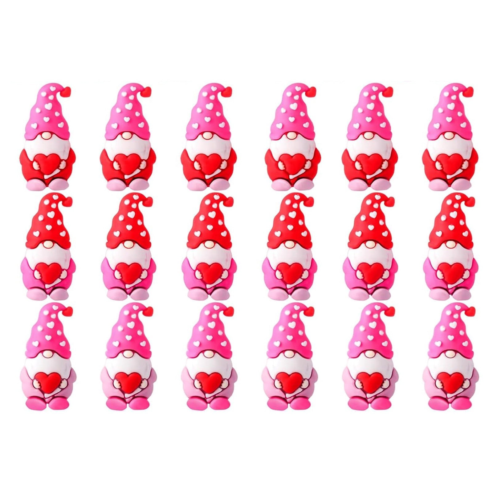 18Pcs Valentine's Day Mini Dwarf Figurine Miniature Dwarf Small Dwarf ...
