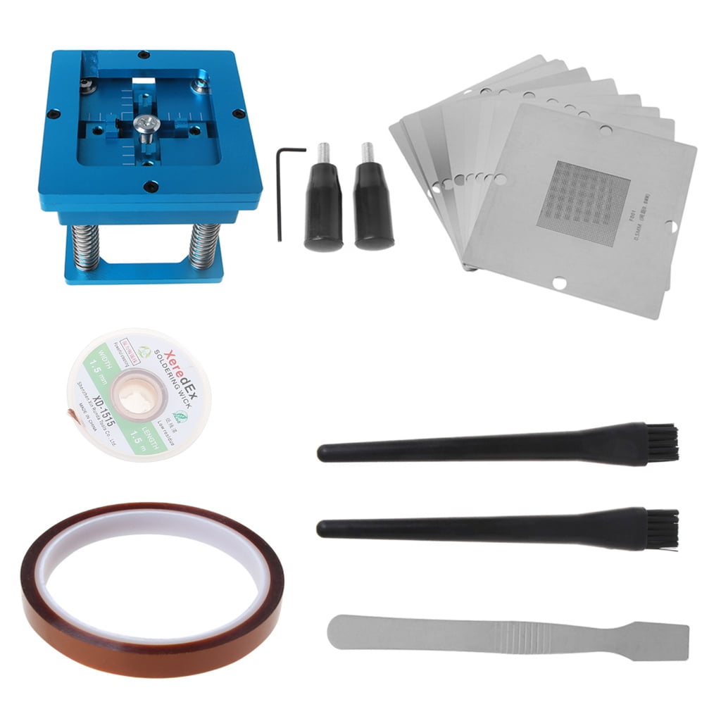 18Pcs/set Planting Platform BGA Planting Rework Steel Mesh Reballing ...