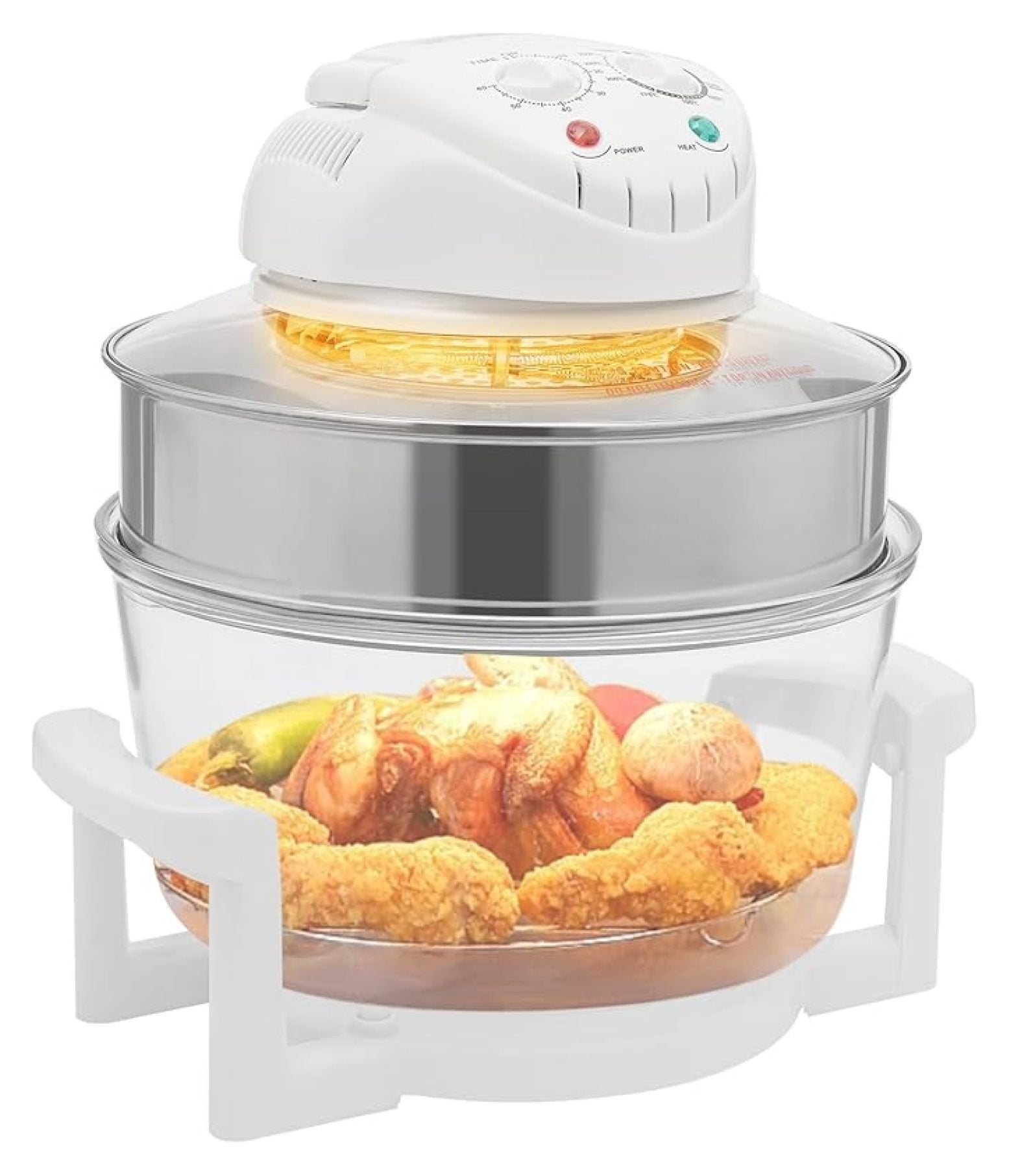 18QT Turbo Air Fryer Oven, Electric Convection Oven Roaster Steamer ...