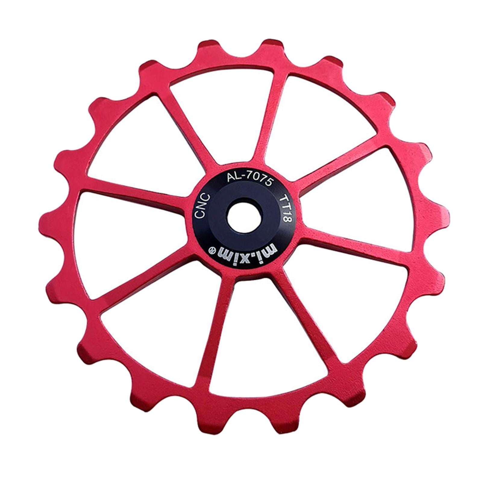 18T Aluminum Ceramic Sealed Bearing Jockey Wheel Roller Rear Derailleur ...