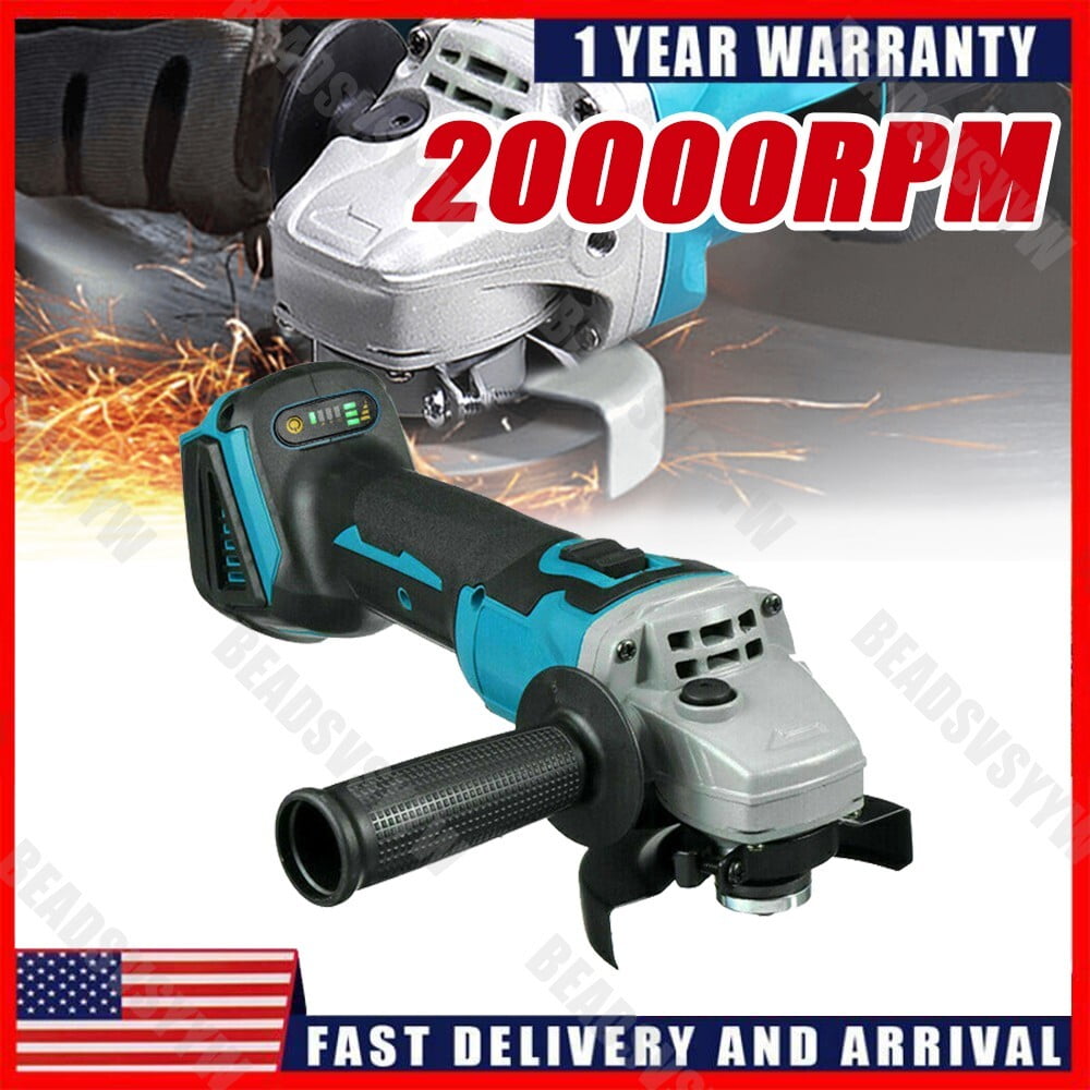 18V 125mm Cordless Brushless Angle Grinder Li-ion Electric Tool Bare ...