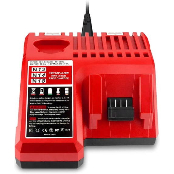 18V 12V Multi Voltage Rapid Charger 48-59-1808 Compatible with ...