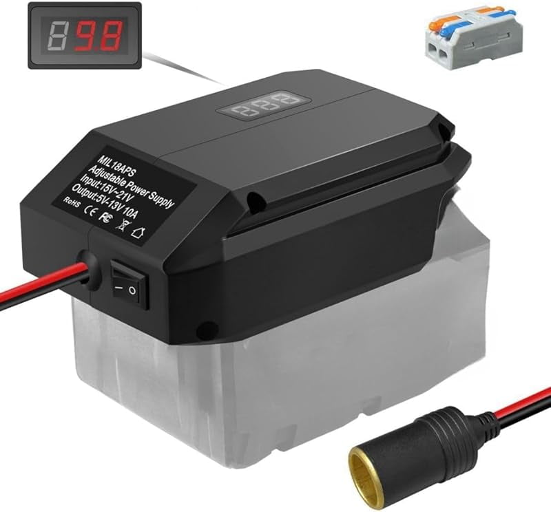 18V to 12V Step Down Converter for Milwaukee 18V Power Wheels Battery ...