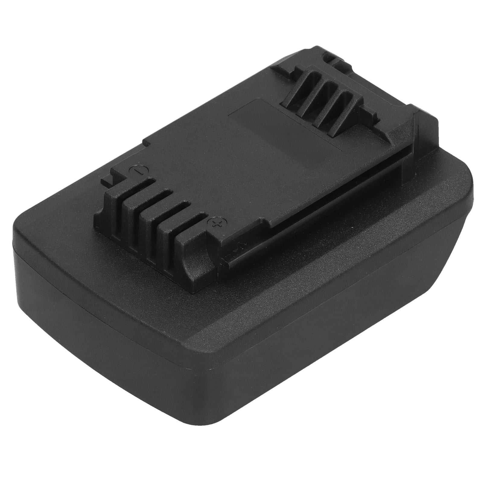 18V 20V Lithium Battery Adapter, Black ABS Material, Universal ...
