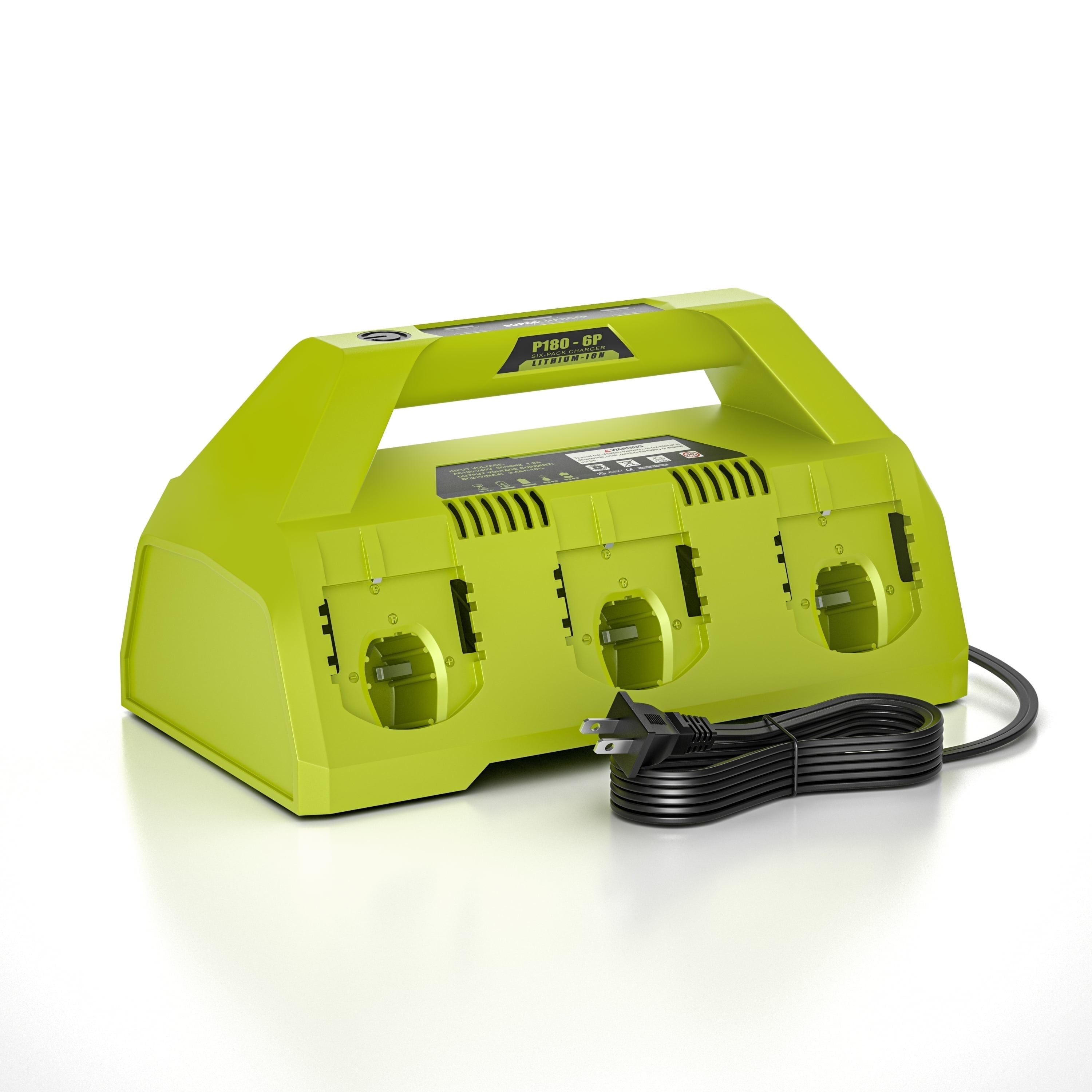 18V 6-Port Charger for P117 P135 Ryobi 18V Supercharger, Compatible ...