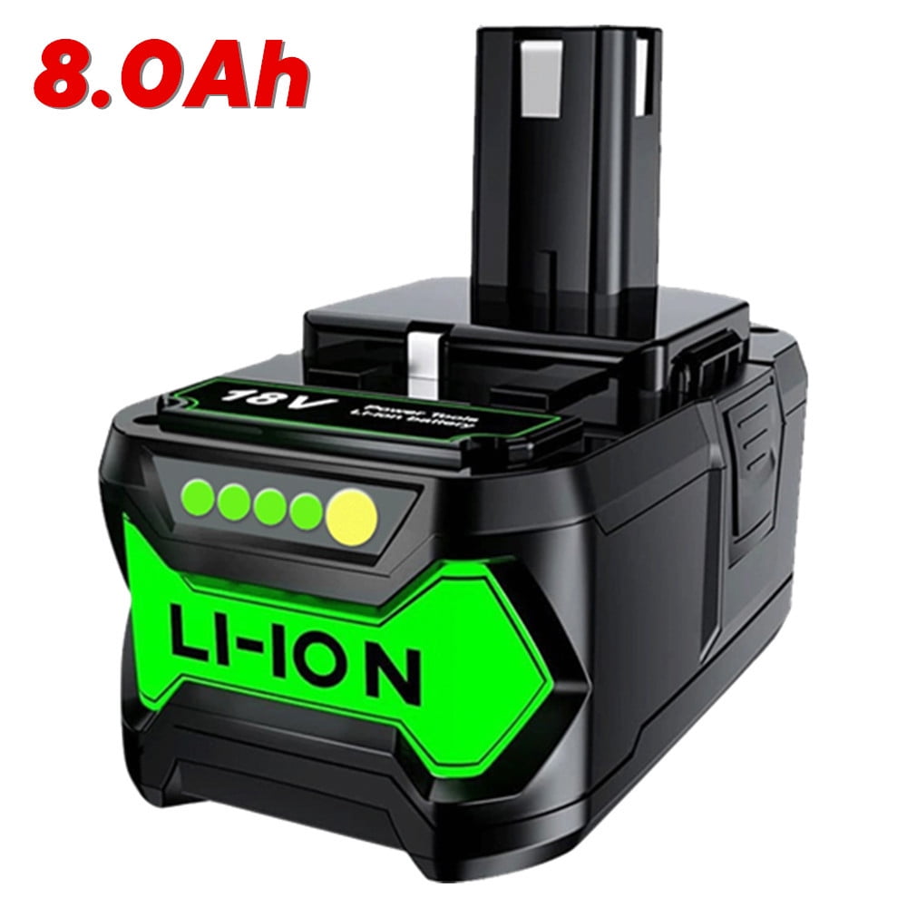 18V 8.0Ah For Ryobi Battery P109 P108 P106 One Plus High Capacity ...