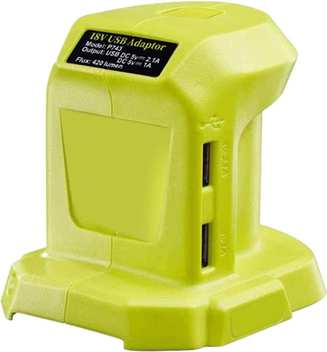 18V Adapter Power Source for RYOBI one+ Li-ion and Ni-CD Batteries P100 ...
