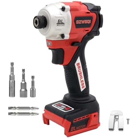 18V Brushless Impact driver,With reverse automatic stop 184 in-lbs ...