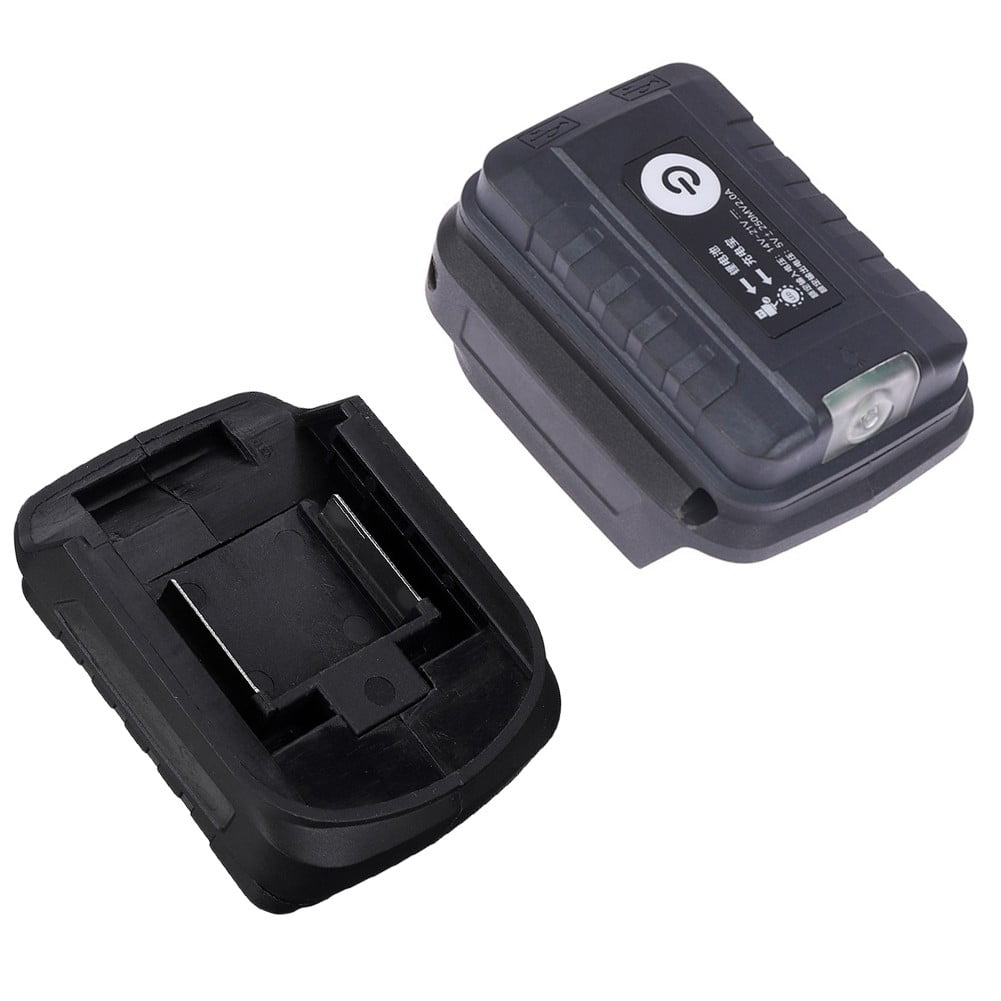 18V Li-ion Battery Adapter with Dual USB Output for Mobile Charging ...