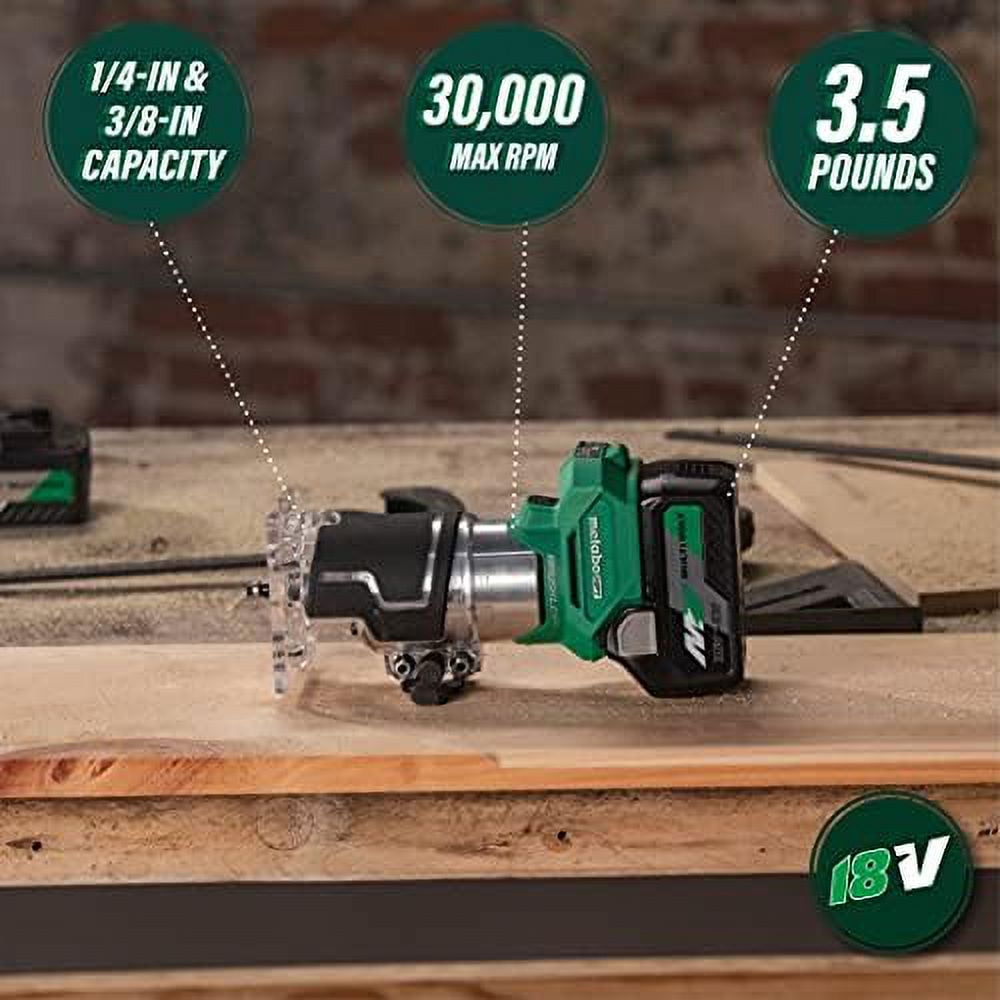 18V Multivolt Cordless Trim Router | Tool - No Battery | Variable Speed ...