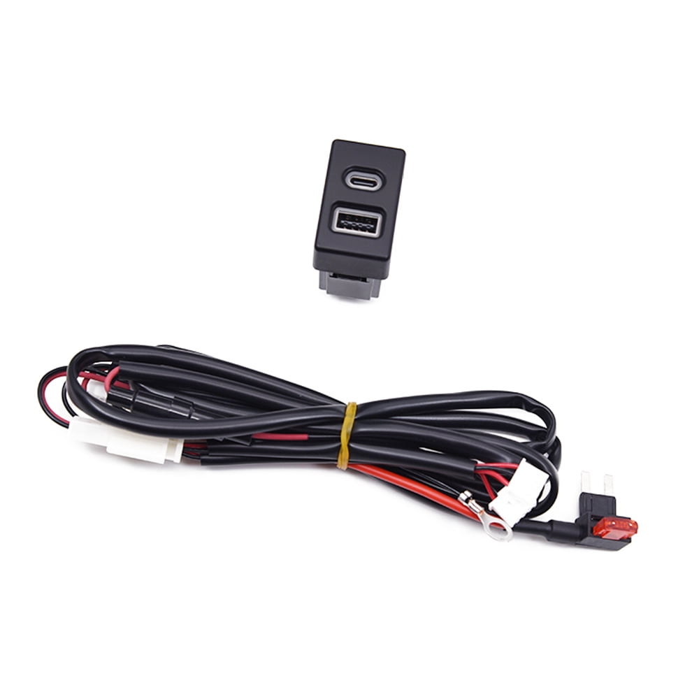 18W Car Charger Type-C+QC3.0 Fast Charging For Mazda 6/3/5/2 CX-7 ...