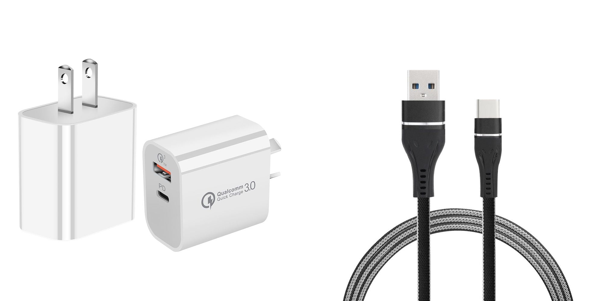 18W Dual-Port Wall Charger (High Powered Fast Charging USB-C Power ...