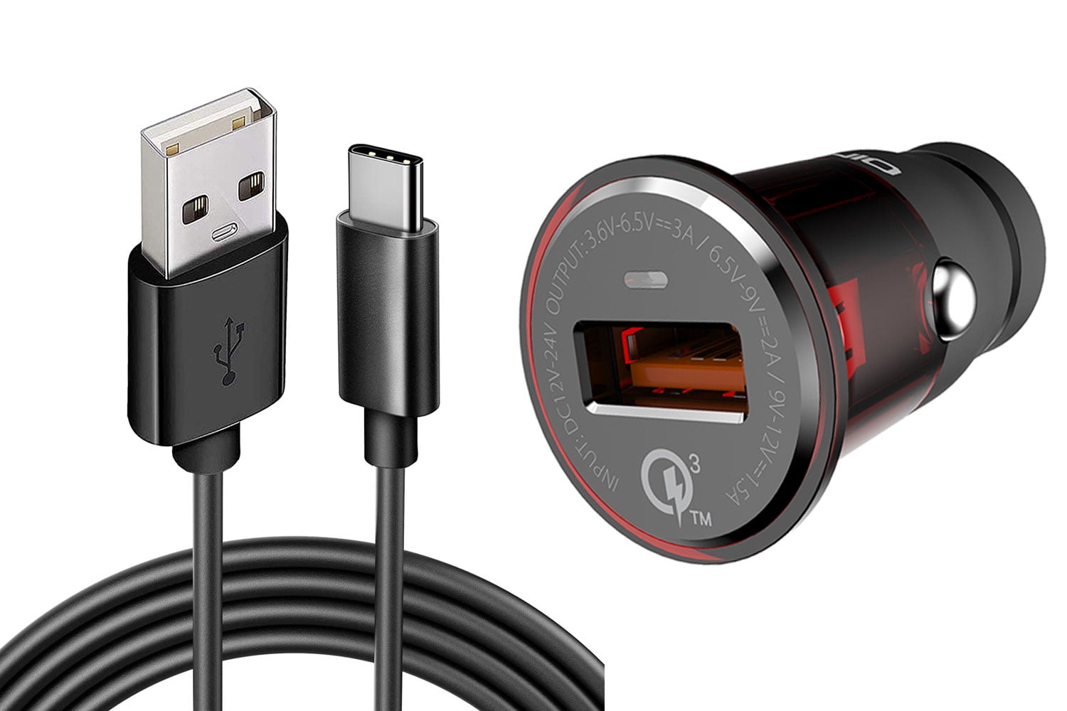 18W Fast Car Charger Compatible With Samsung Galaxy S23/S24/S25/S26 ...