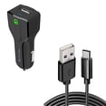 18W Fast Car Charger for Nokia C110/C210/C100 - USB Port 6ft Cable Type ...