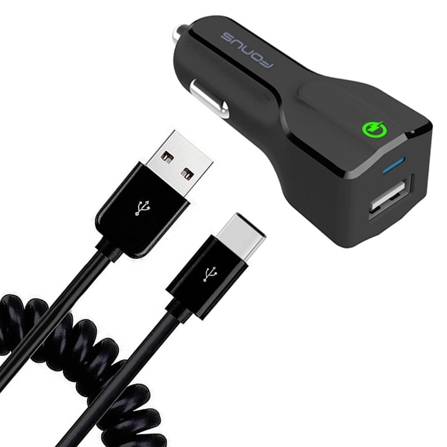 18W Fast Car Charger for Samsung Galaxy S25/Ultra/Plus - USB Port ...