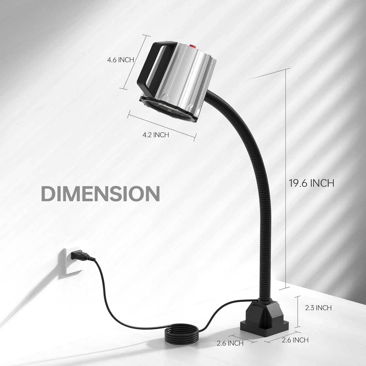 18W Led Machine Light, 18W Machine Lamp, 1800 Lumens Flexible Machine ...