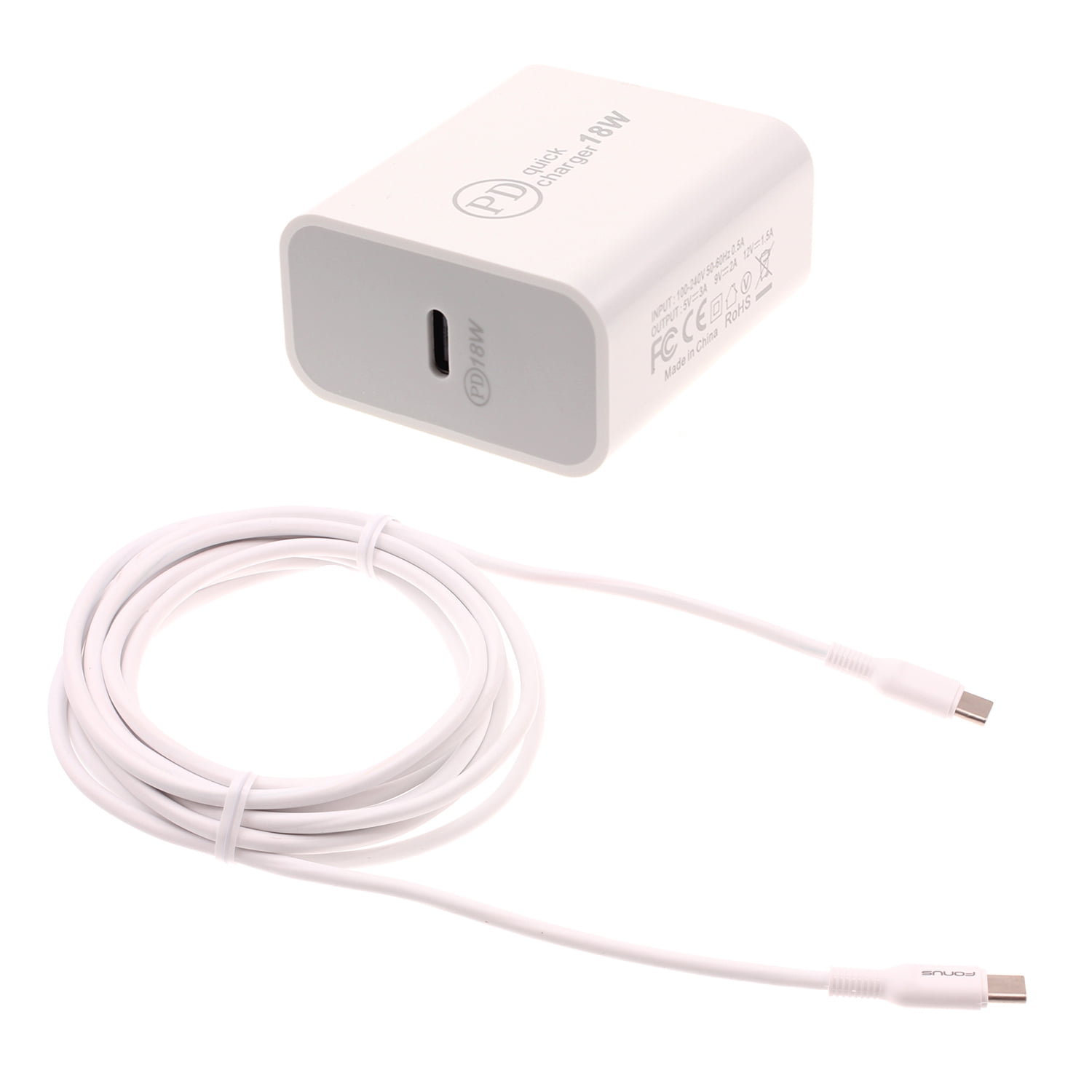 18W PD Home Charger Fast Type-C for Motorola Moto G Power (2022)/G ...