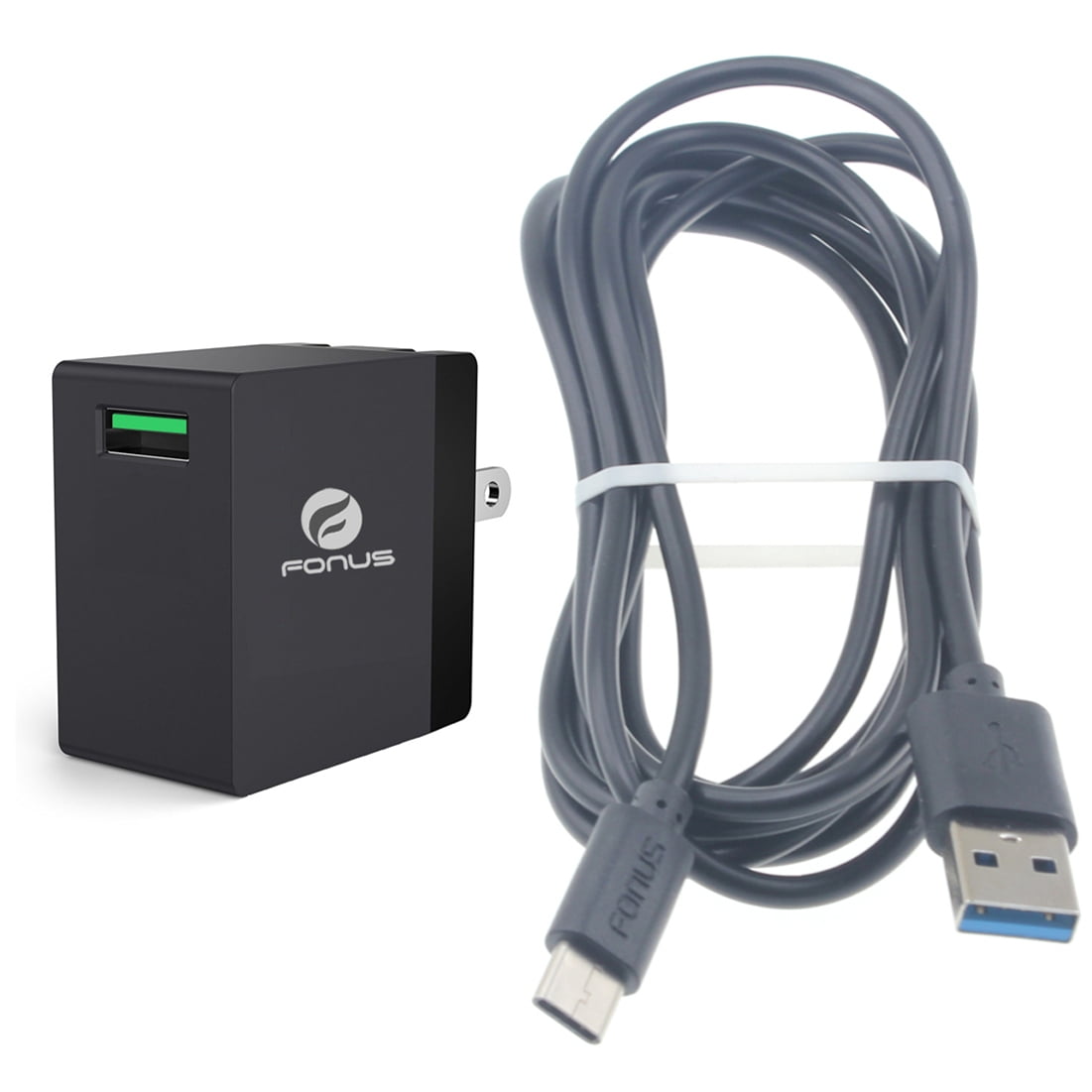 18W Quick Home Charger for ASUS ROG Phone 2 - (6ft USB Cable Power Cord ...