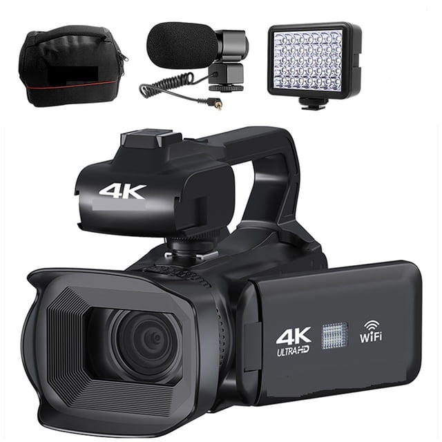 18X Full 4K 60FPS Professional Camcorder For Live Stream Webcam 64MP ...