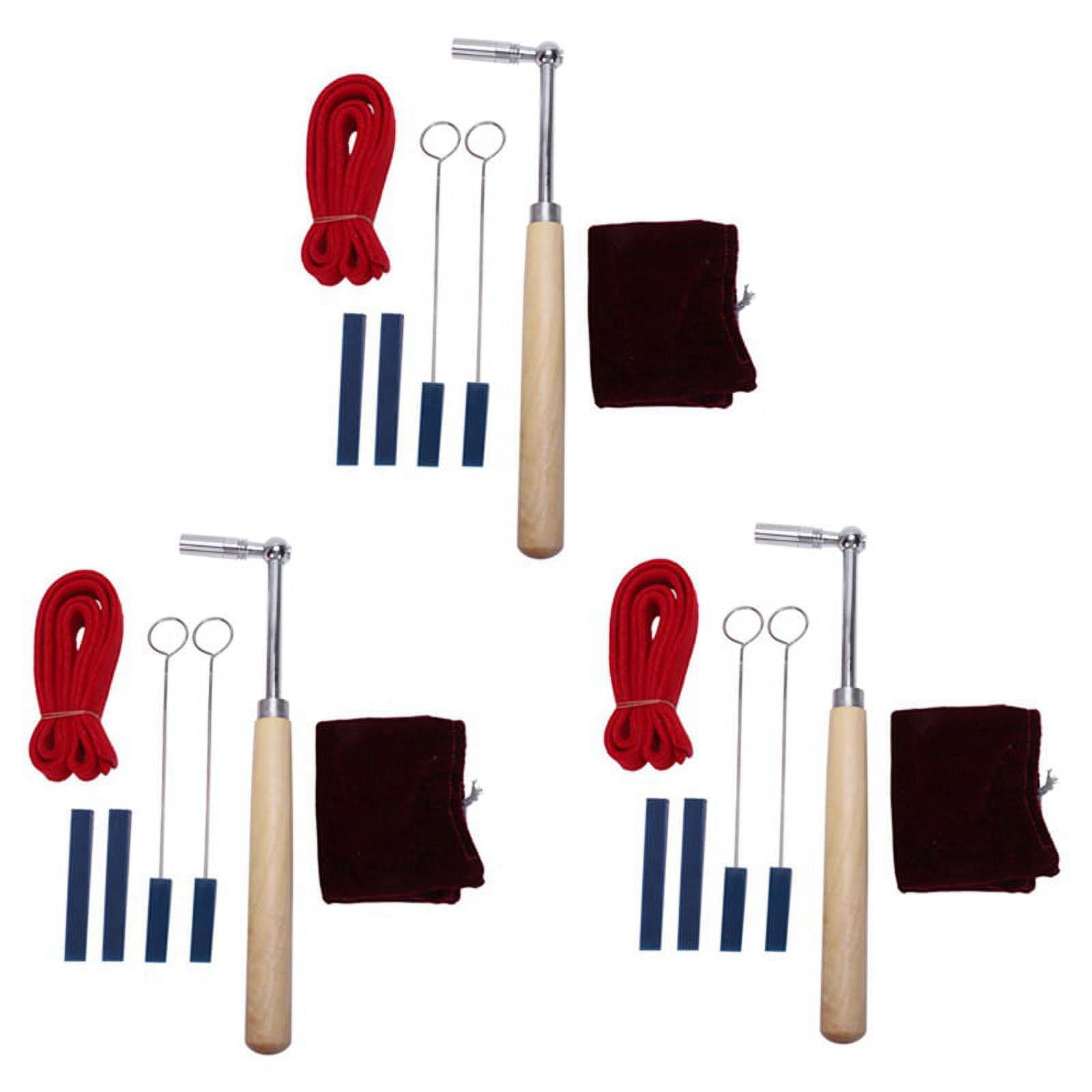 18X Professional Portable Lever Jujube Piano Tuning Tuner Mute and Case Piano Tuning Lever Tools ...