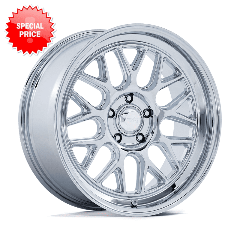 18X8 American Racing Vintage VN516 G-Force Chrome 5x120.65 ET0 Wheel ...