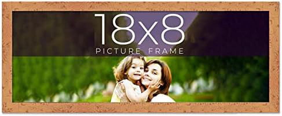 18X8 Frame Beige Real Wood Picture Frame Width 1.25 Inches | Interior ...